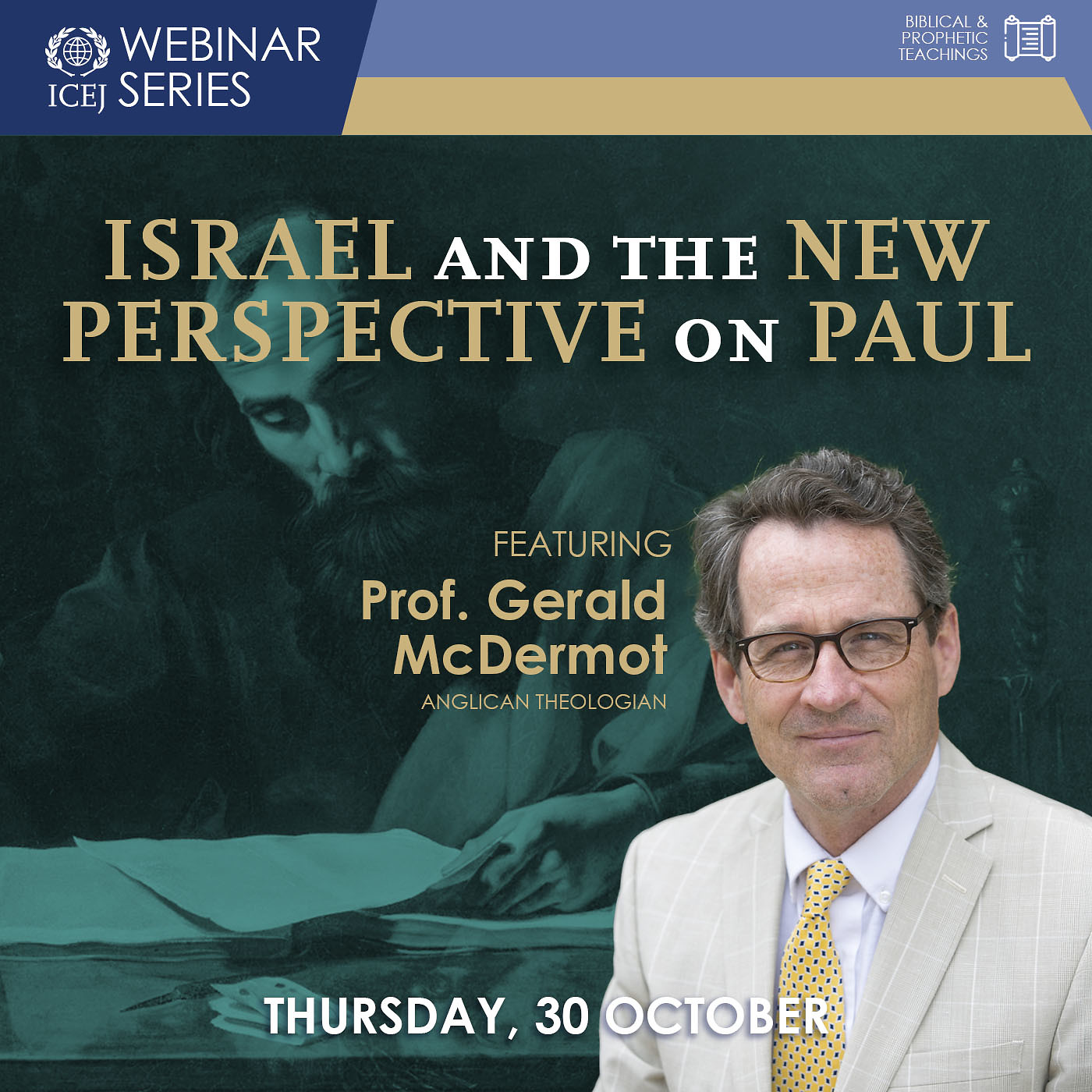 Israel and a New Perspective on Paul | Professor Gerald McDermott ...